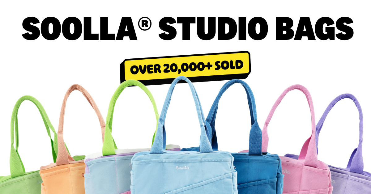 Soolla® | The World's #1 Pottery Tool Bag, Knitting Yarn & Crochet Bag
